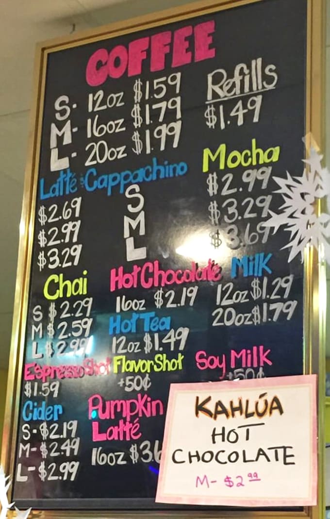 Coffee prices that won't require a second mortgage, because great pastries deserve an equally great beverage without the guilt.