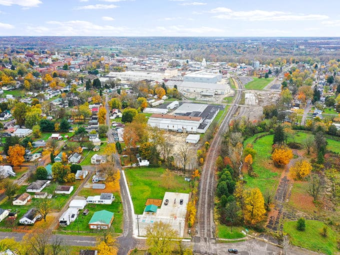 From above, Mt. Vernon reveals its perfect balance of town and country – a patchwork quilt of neighborhoods, greenspaces, and history stitched together.
