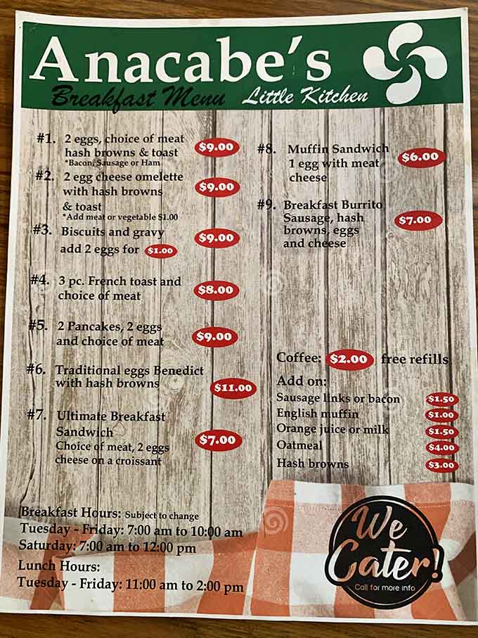 Simple menu, extraordinary results: breakfast and lunch done right at Anacabe's Little Kitchen.