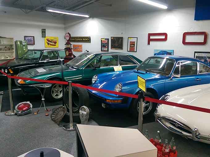 Classic cars gleaming under the lights prove that some things actually do get better with age, unlike your knees, which are already complaining about all this walking.