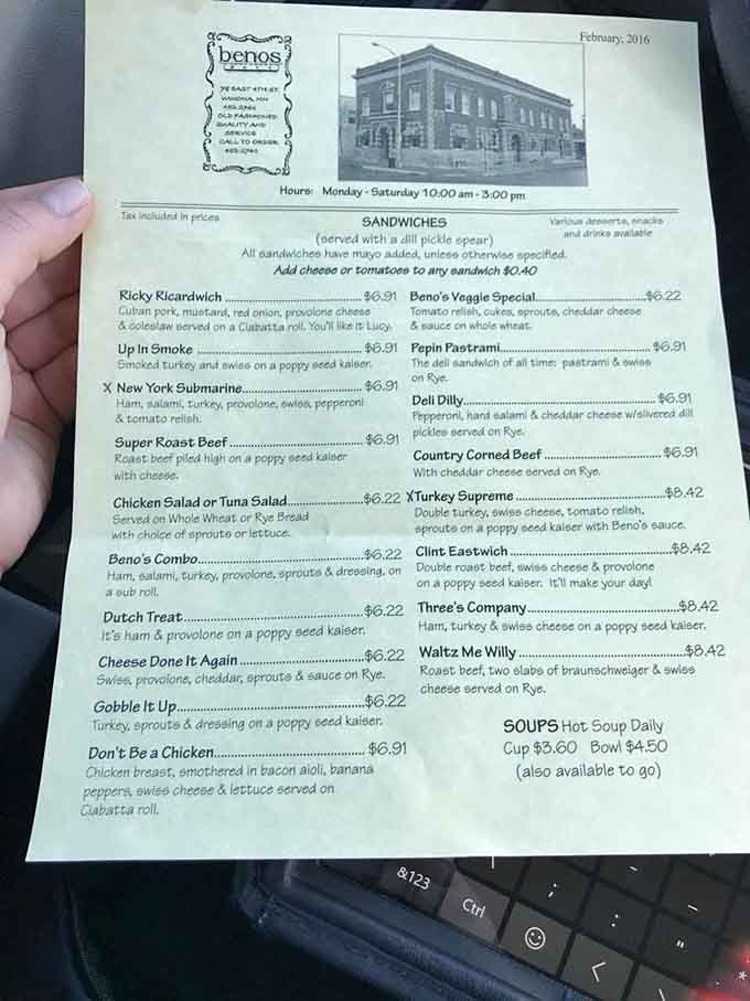 This menu reads like poetry for hungry people, each sandwich name promising deliciousness that the kitchen consistently delivers with impressive reliability.