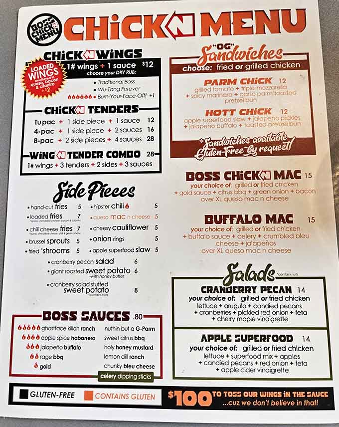 Hip-hop inspired names like "Tupac" tenders and "Wu-Tang Forever" wings make ordering almost as fun as eating at this flavor-forward joint.