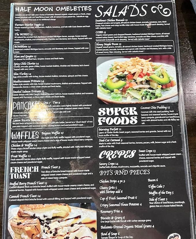 A menu that reads like a love letter to breakfast classics &ndash; each dish promising its own unique twist on morning favorites.