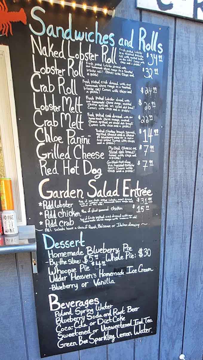 When a chalkboard menu includes both lobster rolls and blueberry pie, you know you've found a place that understands Maine's greatest hits.