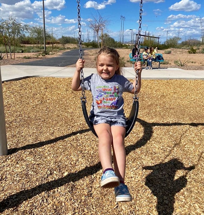 Simple joys are often the best &ndash; this traditional swing set provides the timeless back-and-forth pleasure that never goes out of style.
