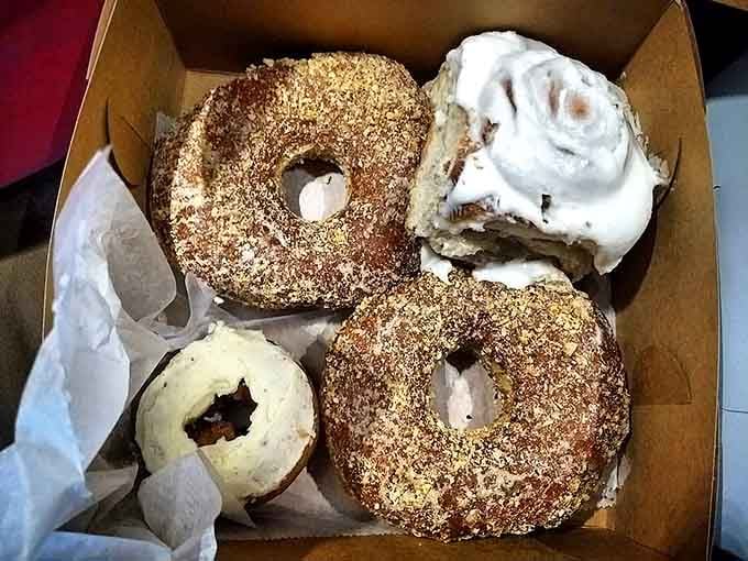 These aren't your sad gas station donuts; they're pillowy perfection that'll ruin you for lesser pastries forever.