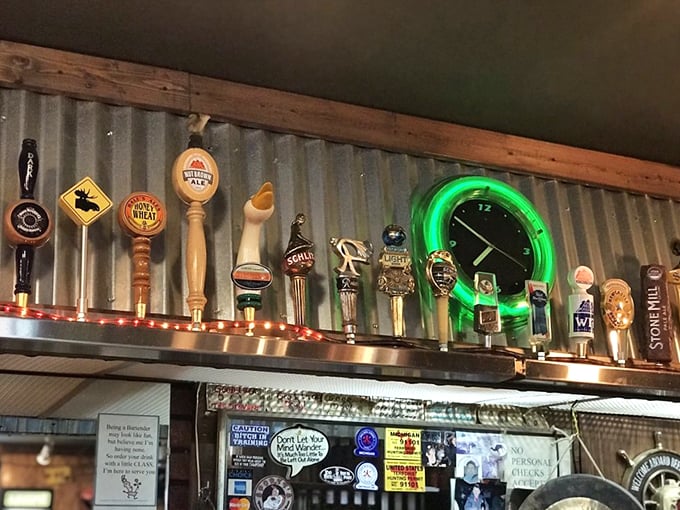 Taps, taps, and away! Sporty's beer selection is like a liquid tour of the Great Lakes State's finest brews.