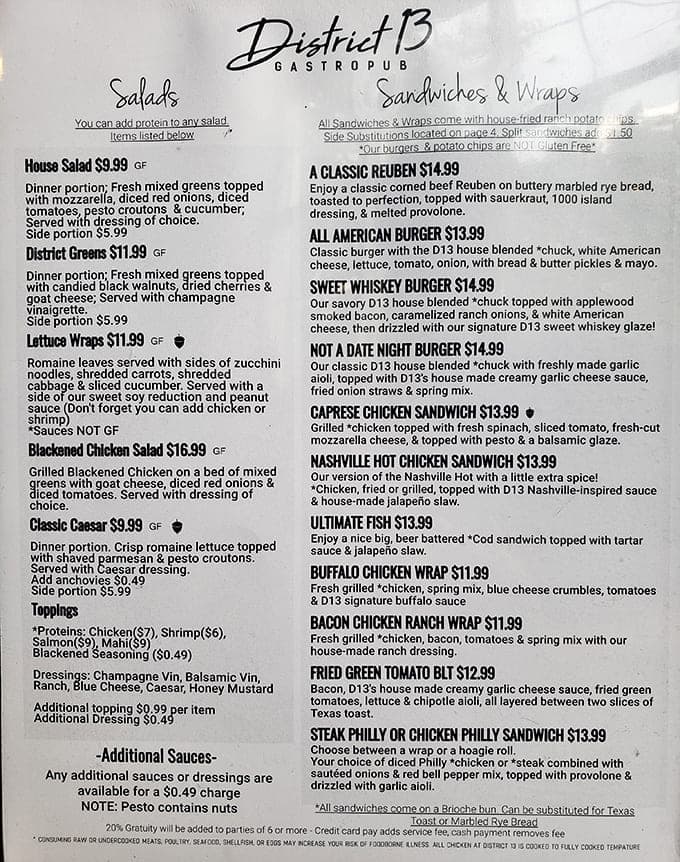 This menu reads like a greatest hits album of comfort food, with options that'll satisfy any craving you didn't know you had.