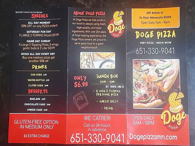 A menu that speaks to both your wallet and your appetite, with specials designed for how people actually eat.