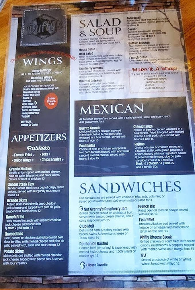 This menu reads like a greatest hits album of comfort food, with ribs playing the headlining act.