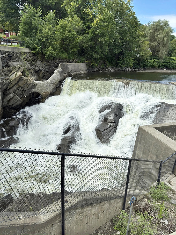 Nature's power on display &ndash; the falls cascade over ancient rocks, a hypnotic spectacle that's been performing for centuries.