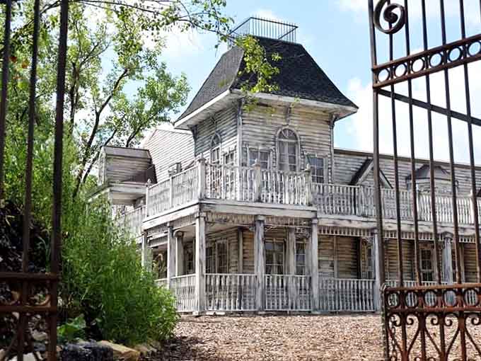 Approaching HellsGate in daylight somehow makes it look even more ominous, like a haunted house that doesn't need darkness to prove its point.
