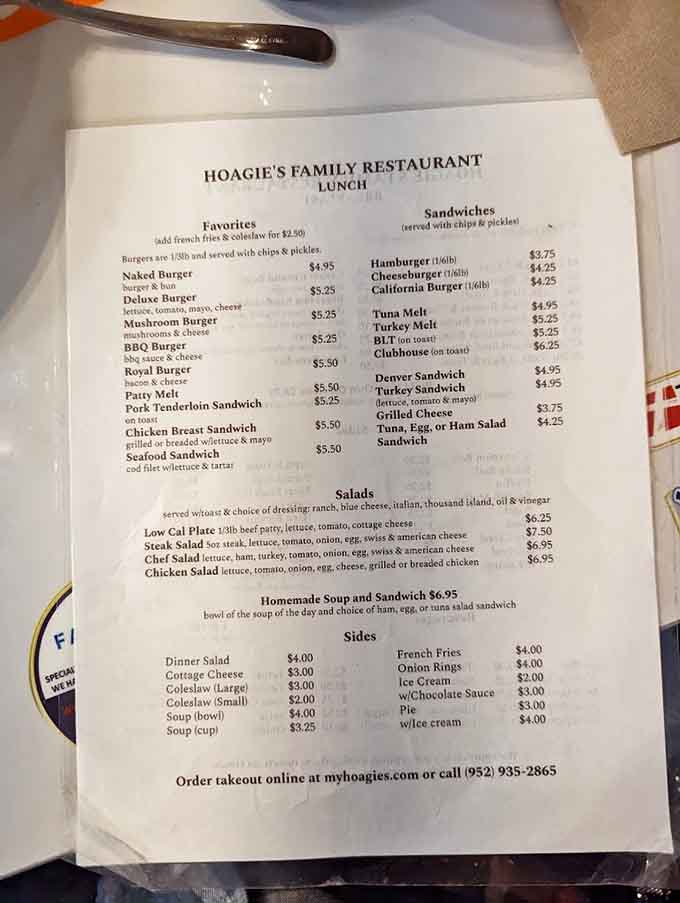 A menu that proves you don't need fifty pages to do breakfast right, just honest options executed with care and consistency.