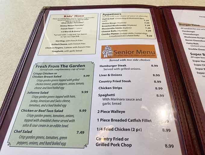 This menu is your roadmap to breakfast bliss, featuring everything from classic omelets to hearty plates that'll fuel your entire day.