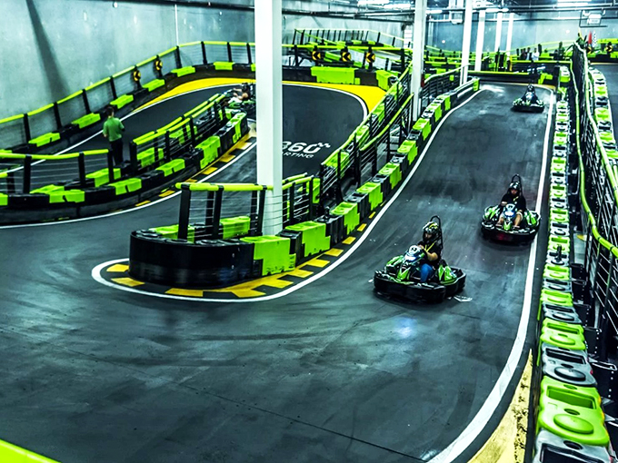 Curves that would make a NASCAR driver sweat! This twisting track is where rubber meets road and weekend warriors become legends in their own minds.