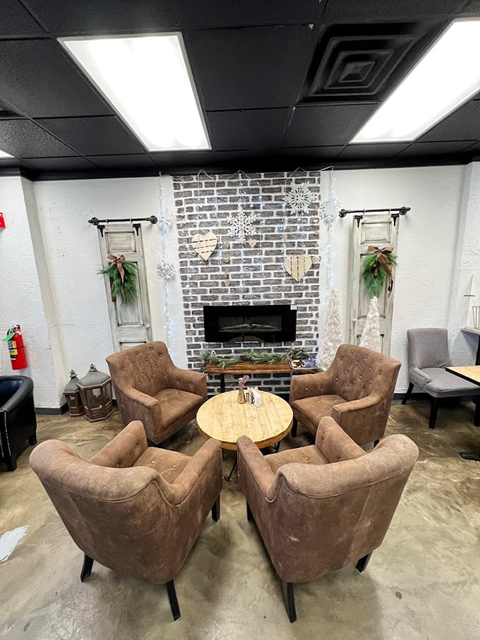 Pull up a cozy chair, warm up by the fireplace, and let the caf&eacute; magic begin!