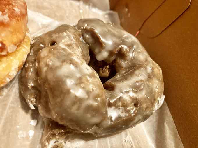 Behold the pumpkin donut in all its glazed glory, perfectly spiced and impossibly moist, ready to ruin every other pumpkin donut you'll ever try.