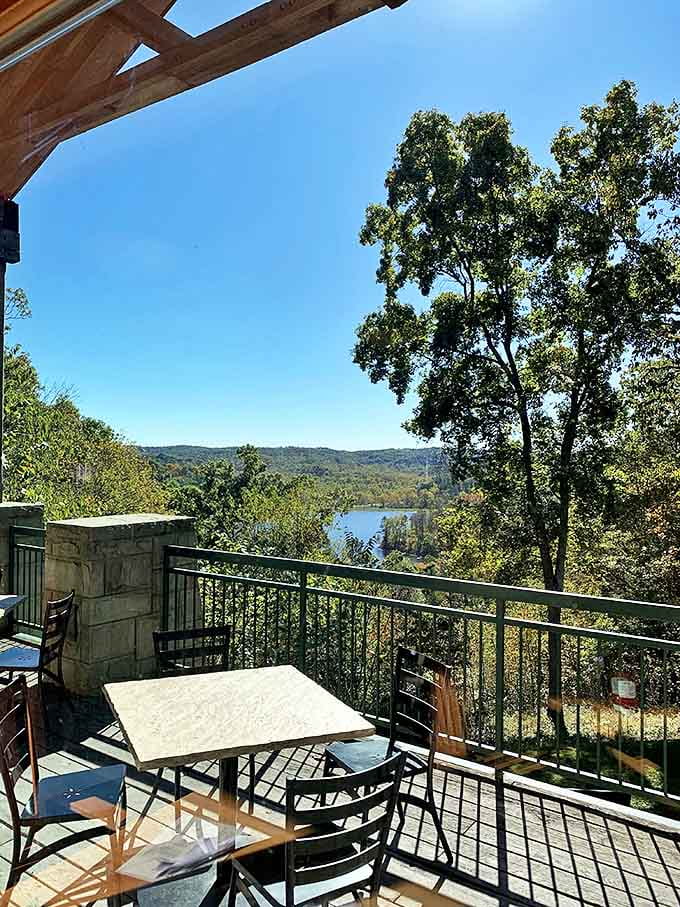 The Lodge's deck offers front-row seats to nature's daily performance &ndash; sunsets included at no extra charge.