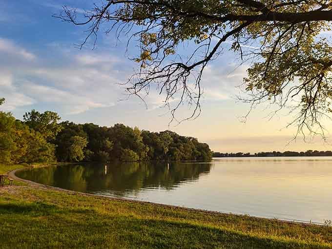 When the lake reflects the sky this perfectly, you start questioning which way is up and honestly, who cares when it's this beautiful?