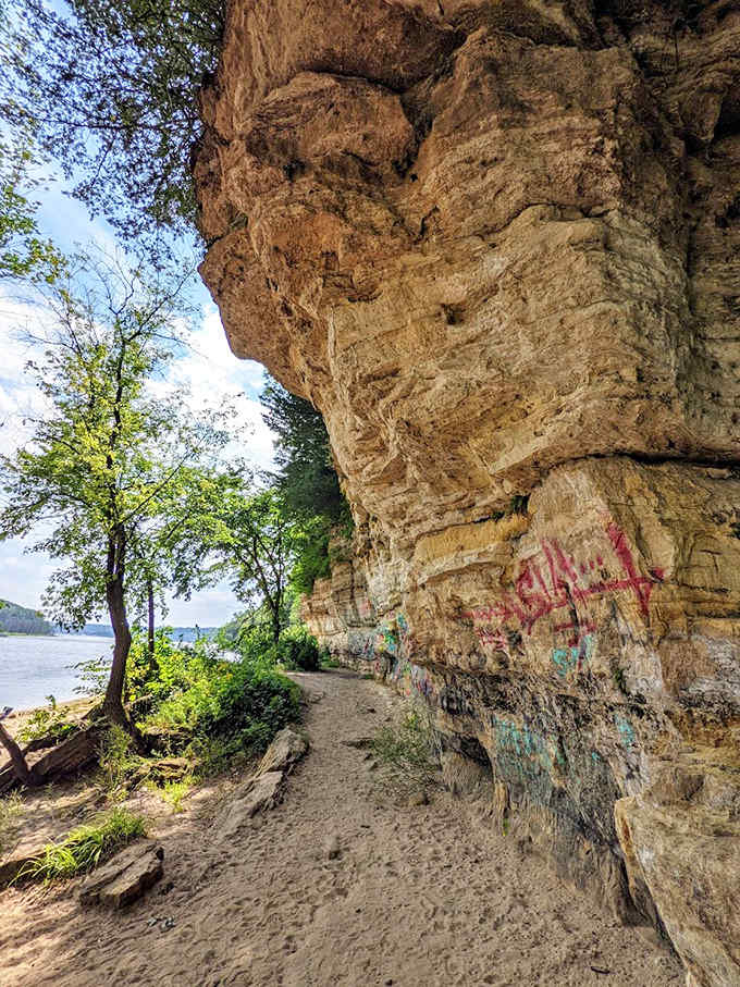 Limestone sentinels have watched over the St. Croix for millennia, their weathered faces telling stories older than time.