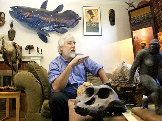 Surrounded by artifacts both mysterious and mundane, this enthusiast shares tales of creatures that science has yet to classify.