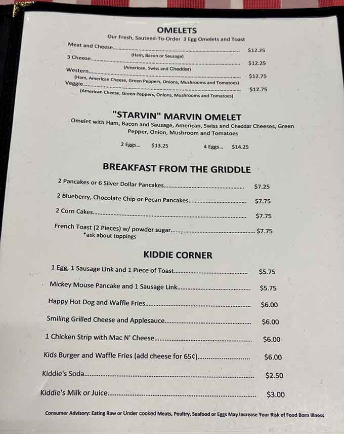 The menu proves that sometimes the best things in life are simple, affordable, and covered in gravy.