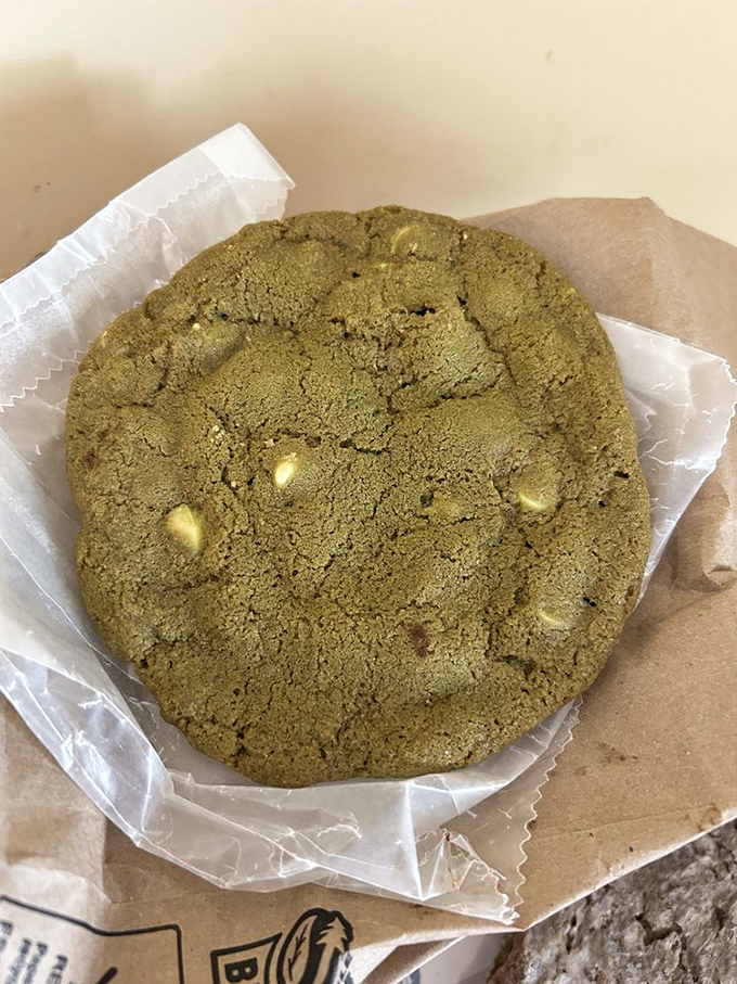This isn't just a cookie&mdash;it's a flavor revelation where earthy matcha meets sweet white chocolate in perfect, chewy harmony.