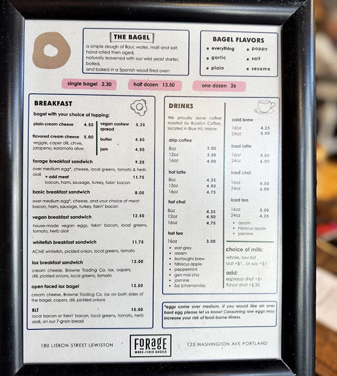 Simple yet tantalizing offerings showcase Forage's philosophy: do fewer things exceptionally well rather than many things adequately.