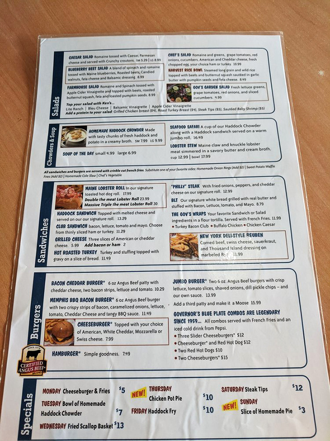 A roadmap to culinary happiness, featuring everything from their legendary lobster rolls to comfort food classics that satisfy the soul.