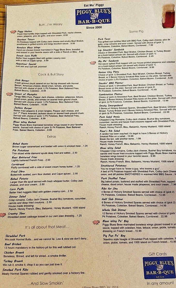 The menu reads like barbecue poetry &ndash; "We cook Hormel Butts...and we cannot lie" sets the tone for honest, unpretentious food.