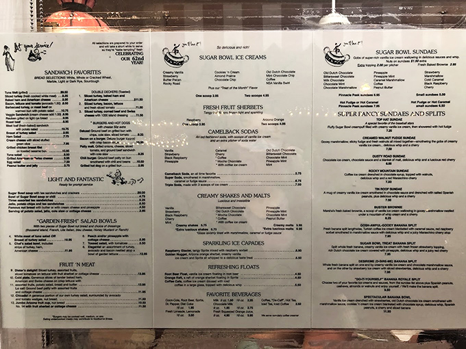The menu reads like a greatest hits album of American desserts &ndash; no molecular gastronomy here, just honest-to-goodness ice cream classics.