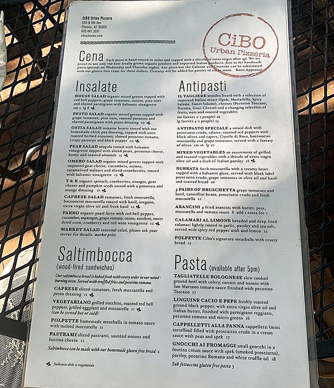 Menu: A tempting roadmap to Italian bliss, featuring wood-fired pizzas, handmade pasta, and the legendary Nutella crepes that have launched a thousand cravings.