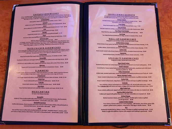 Menu: A treasure map of culinary delights, where unexpected gems hide among familiar favorites.