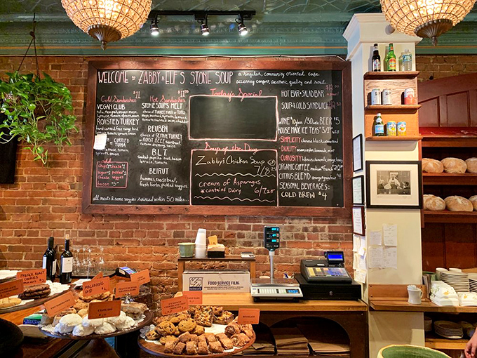 The chalkboard menu tells today's culinary story &ndash; a handwritten promise of what's fresh, local, and lovingly prepared for hungry Burlington visitors.