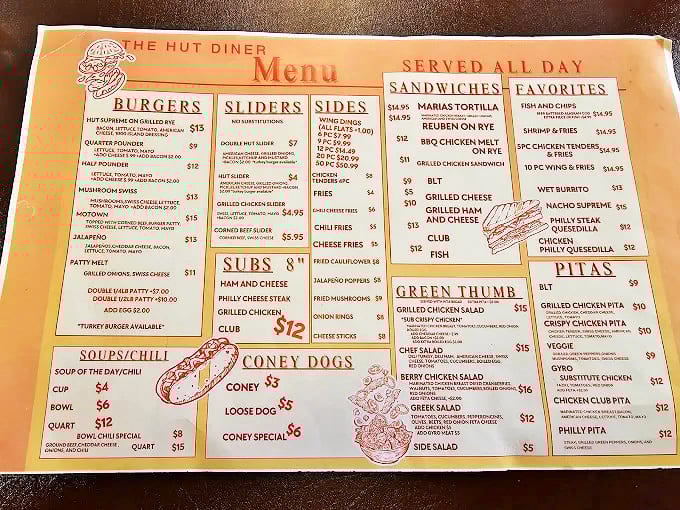 The menu reads like a greatest hits album of American comfort food classics &ndash; each item perfected through years of diner wisdom.