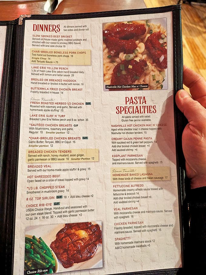 The donut menu board &ndash; a roadmap to happiness featuring everything from classic glazed old-fashions to sprinkle-topped raised delights.