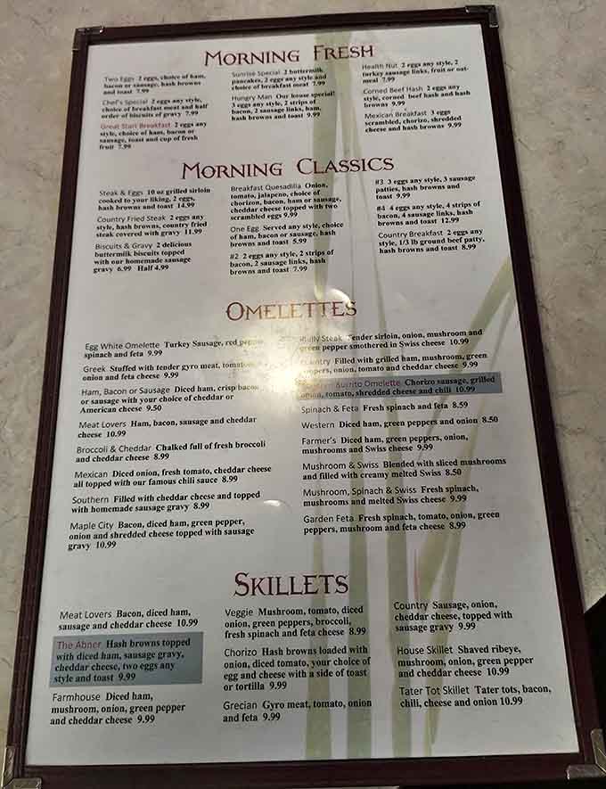 The menu doesn't mess around &ndash; straightforward breakfast classics executed with the kind of skill that comes from years of practice.