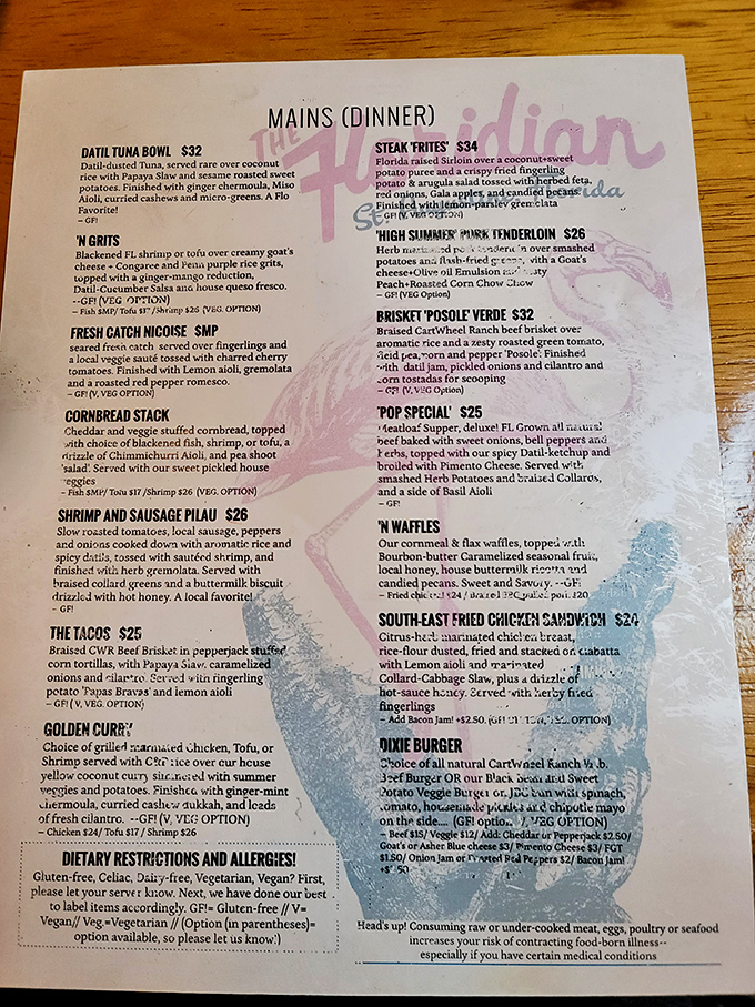 A mouthwatering roadmap to flavor town – each description promising a culinary adventure worth taking.