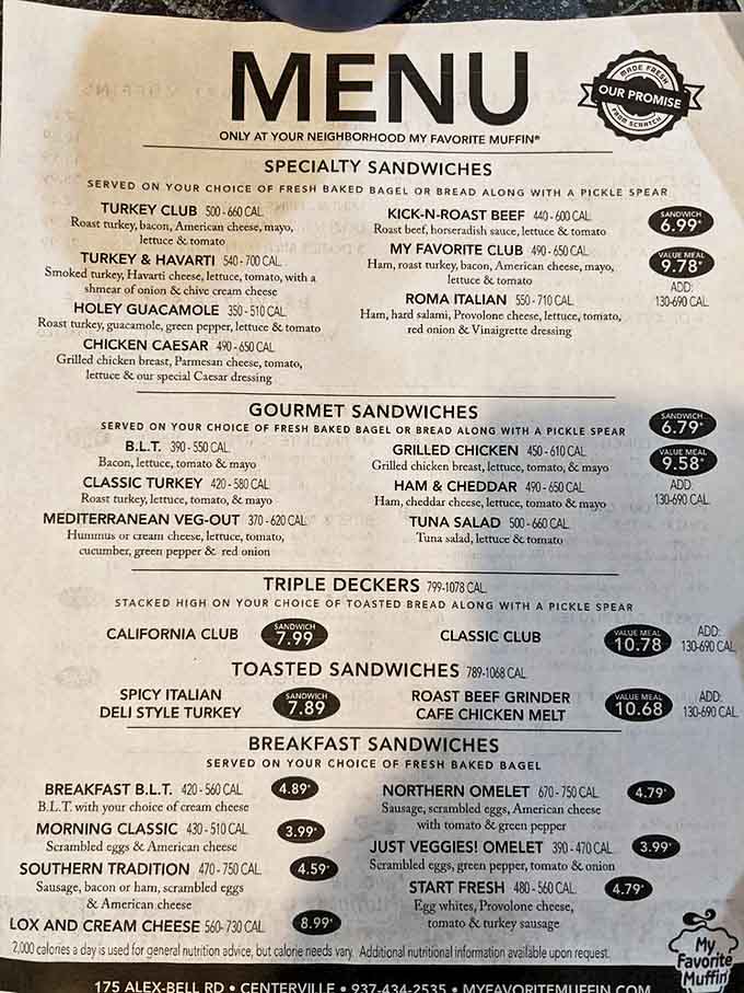 The menu reads like a love letter to sandwich enthusiasts, with options from classic B.L.T.s to the adventurous Holey Guacamole.