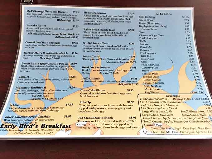 A treasure map of morning delights, from Dad's legendary sausage gravy to French toast that makes you question why you'd eat anything else.