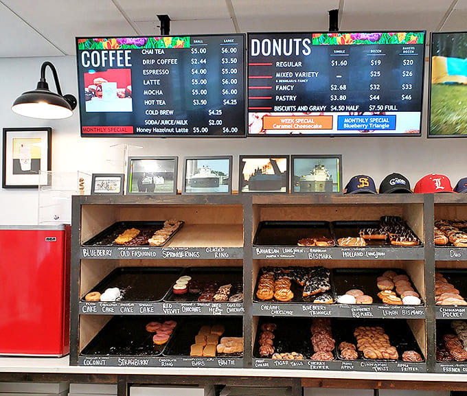 The menu board &ndash; a roadmap to happiness that should come with a warning: "Choosing just one may cause extreme indecision and possible whimpering."