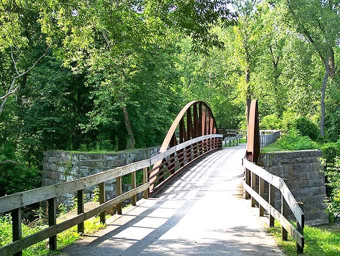 Ohio & Erie Canal Towpath This arched bridge isn't just Instagram-worthy&mdash;it's a gateway to miles of scenic trails along historic waterways.