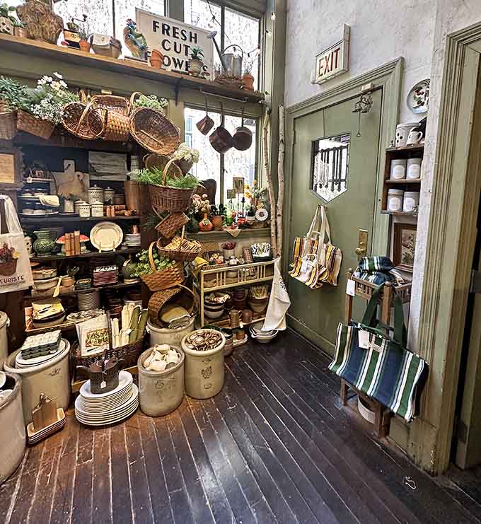 These baskets prove that storage solutions were stylish long before the Container Store convinced us we needed matching plastic bins for everything.