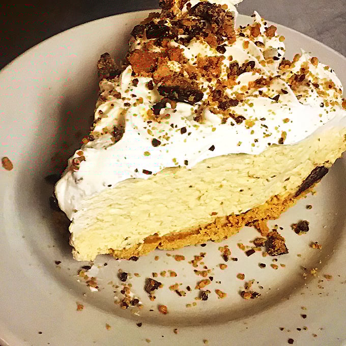 Meet the peanut butter pie &ndash; creamy, dreamy, and topped with what can only be described as happiness sprinkles.