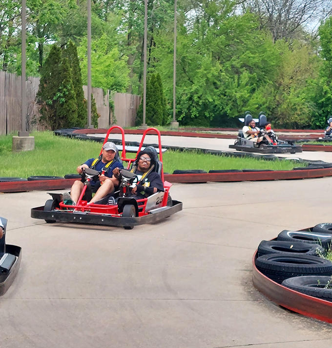 Double the fun with tandem go-karts, where parents and kids can share the thrill of the race while debating who should really be driving.