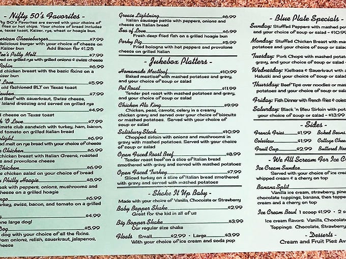 The menu reads like a greatest hits album of American comfort food classics, each dish promising a journey back to simpler, more delicious times.