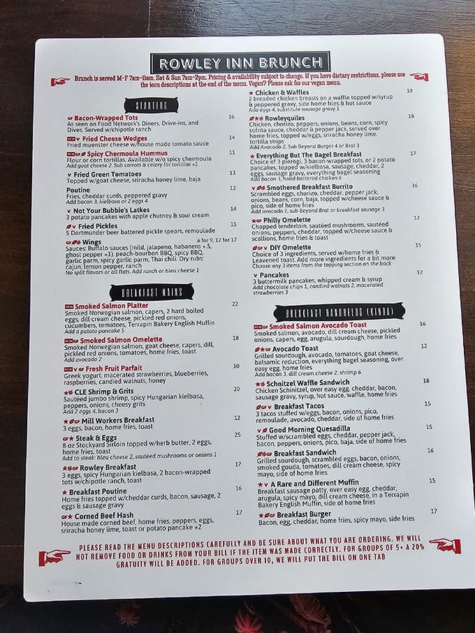The menu reads like a love letter to Eastern European comfort food, with pierogies taking center stage in various delicious incarnations.