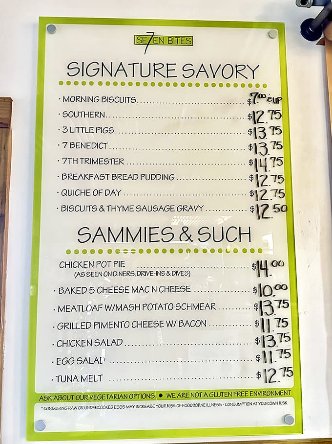 A treasure map of comfort food classics, each with a twist that elevates the ordinary to the extraordinary. Decision paralysis guaranteed.