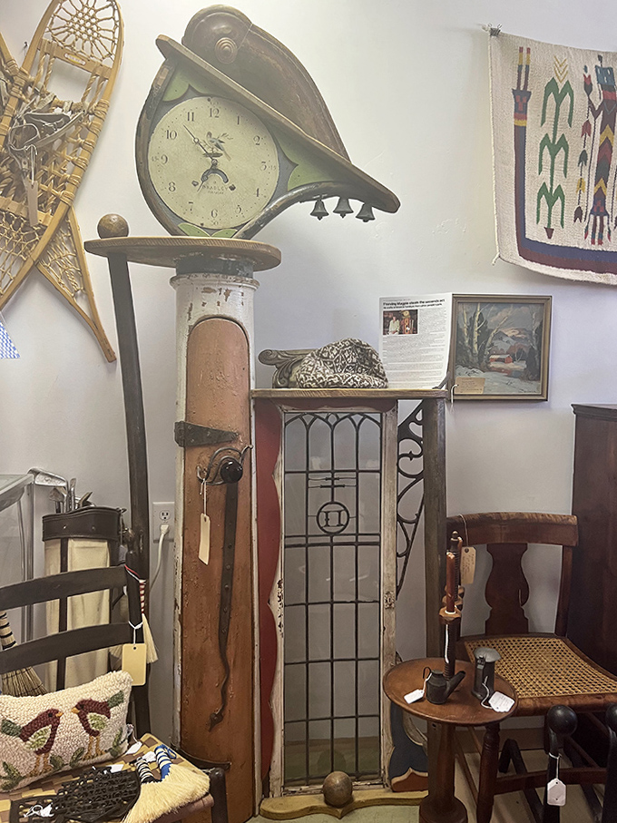 That's not just a clock and snowshoes &ndash; it's a time machine to when craftsmanship mattered and planned obsolescence wasn't a business strategy.