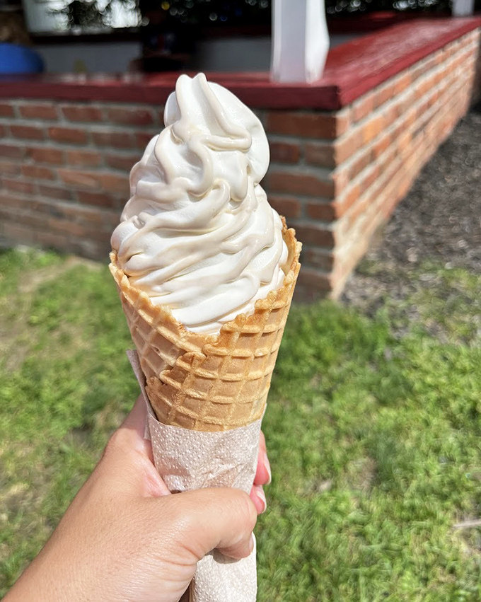 The crown jewel of Arlington's offerings &ndash; a perfect spiral of vanilla bliss that makes time stand still with each lick.